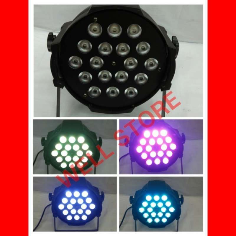 Promo Lampu Panggung Parled 18x10W Full Colour Diskon 23% di Seller ...