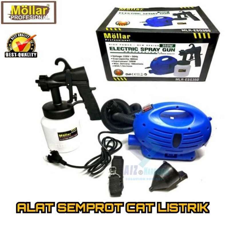 Jual MOLLAR ELECTRIC SPRAY GUN ALAT SEMPROT CAT LISTRIK MLR ESG350 di ...