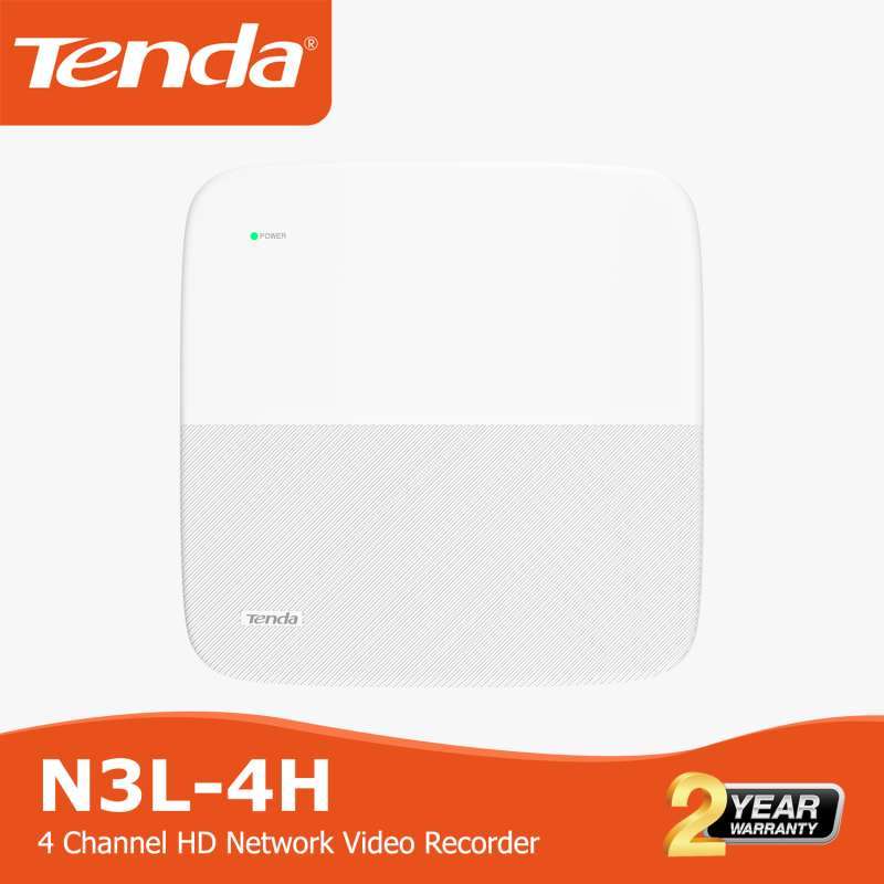 Promo Tenda Nvr N3l-4h 4 Channel Hd Network Video Recorder Diskon 10% ...