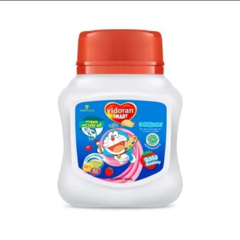 Jual Vidoran Smart Orange, Strawberry Tablet [25 Tablet] Vidoran Smart ...