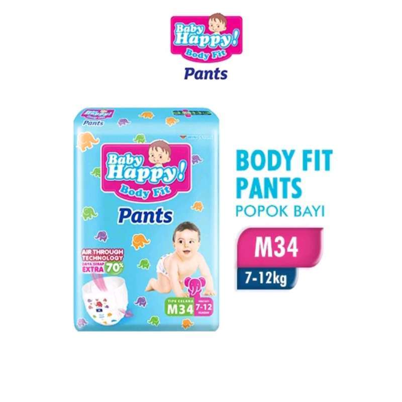 Jual Baby happy diapers M34 di Seller Denzhunter - Mekar Jaya, Kab ...