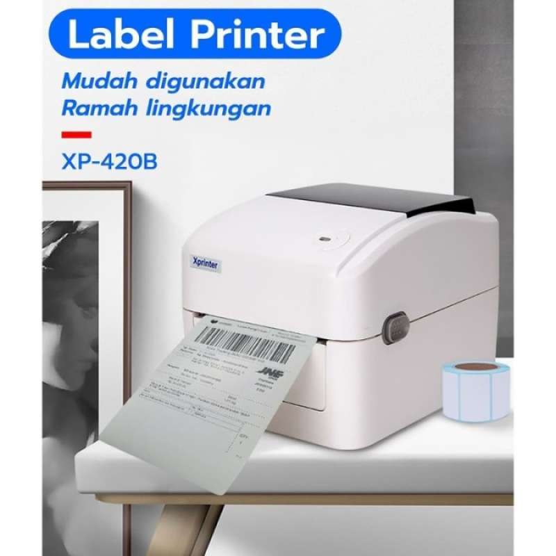 Jual Printer Thermal Label Resi Xprinter Xp-420b Bluetooth + Usb 100mm ...