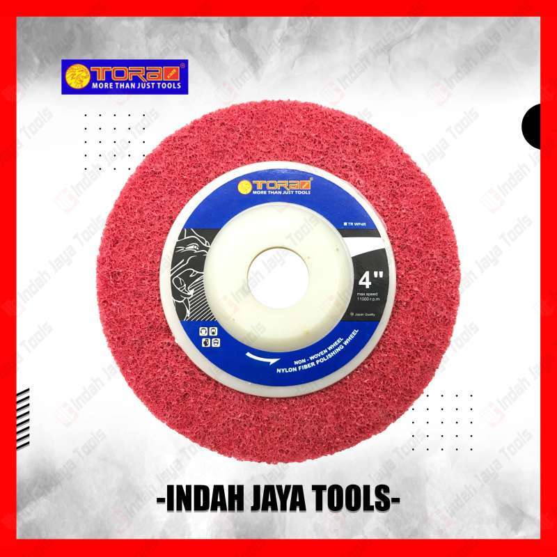 Jual TORA Non Woven Abrasive 4 Inch - Poliac Poliak Poles Stainless Woolen di Seller Indah Jaya ...