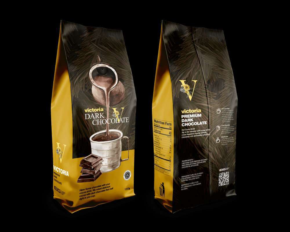Jual Espresso Indonesia Victoria Dark Chocolate Premium Powder [1kg] Di ...