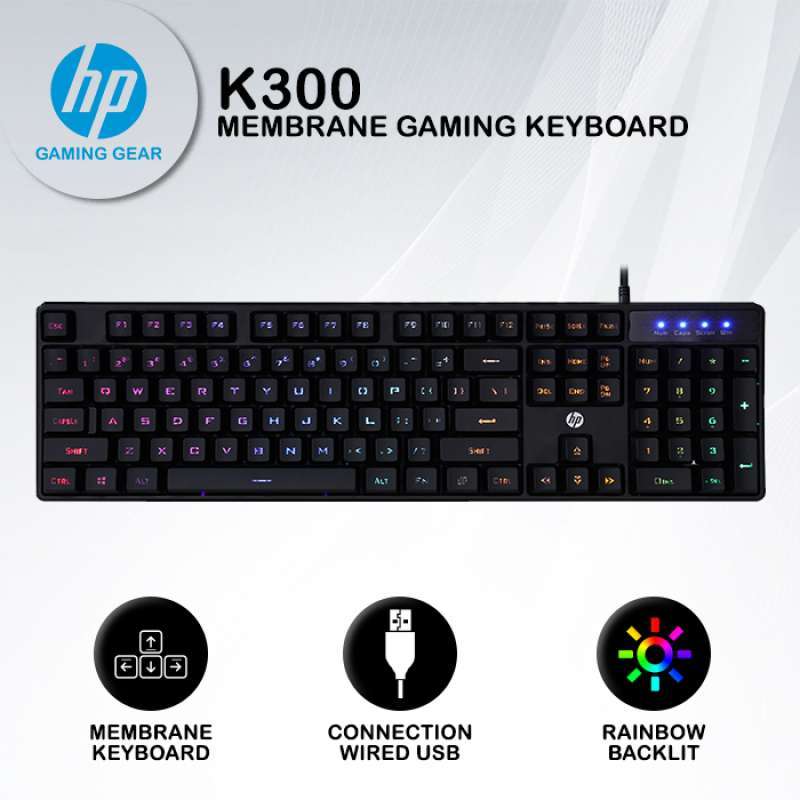 Jual HP Keyboard Gaming Membrane K300 di Seller VIXION HOME SOLUTION ...