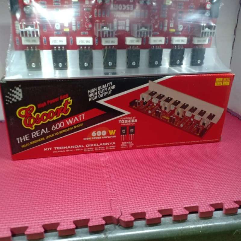Jual KIT POWER AMPLIFIER STEREO ESCORT 600W di Seller Kamsahita - | Blibli
