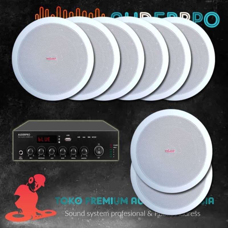 Jual PAKET SOUND SYSTEM RESTORAAN CAFE CEILING SPEAKER PRO-2 SUPER ...