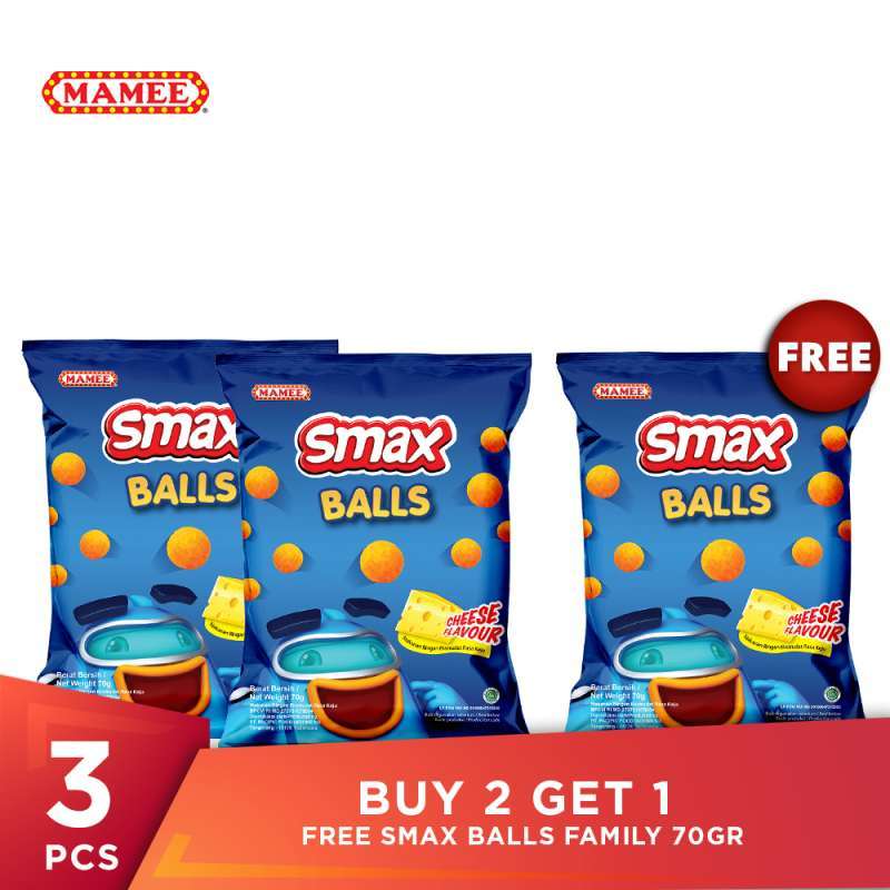 Jual Buy 2 Get 1 Free SMAX Balls Family 70gr di Seller Mamee Indonesia ...