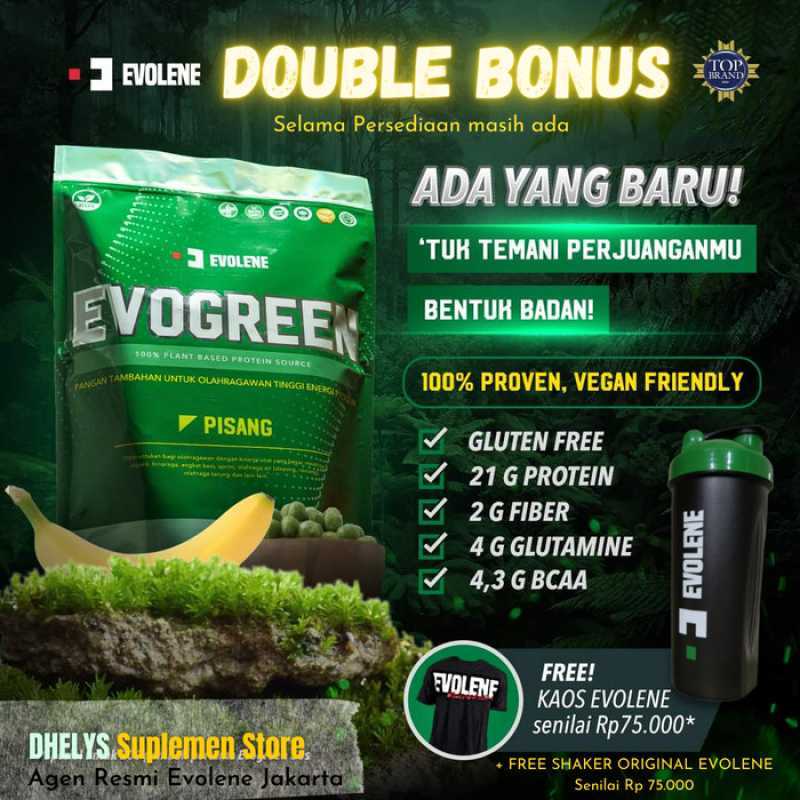 Jual Evogreen Plant Based Pea Protein Vegan Nabati 50 Sachet 1600gr di ...
