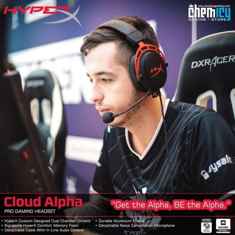 Promo HyperX Cloud Alpha Pro Gaming Headset - GARANSI RESMI 2 TAHUN Diskon 50% di Seller ...