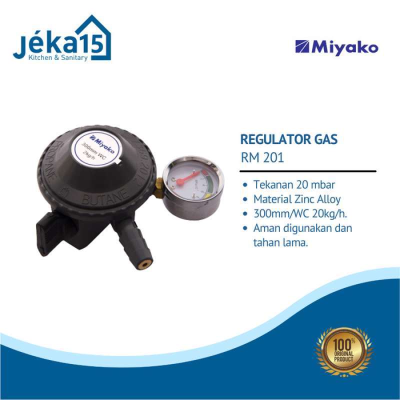 Promo Regulator Gas Miyako | Regulator Bertekanan Rendah/Low Pressure ...