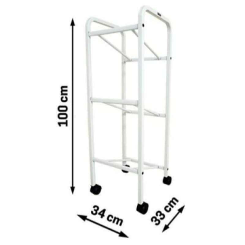 Jual Rak Galon Air Aqua Bersusun 3 Besi Roda Termurah Ekonomis Dan Kuat ...