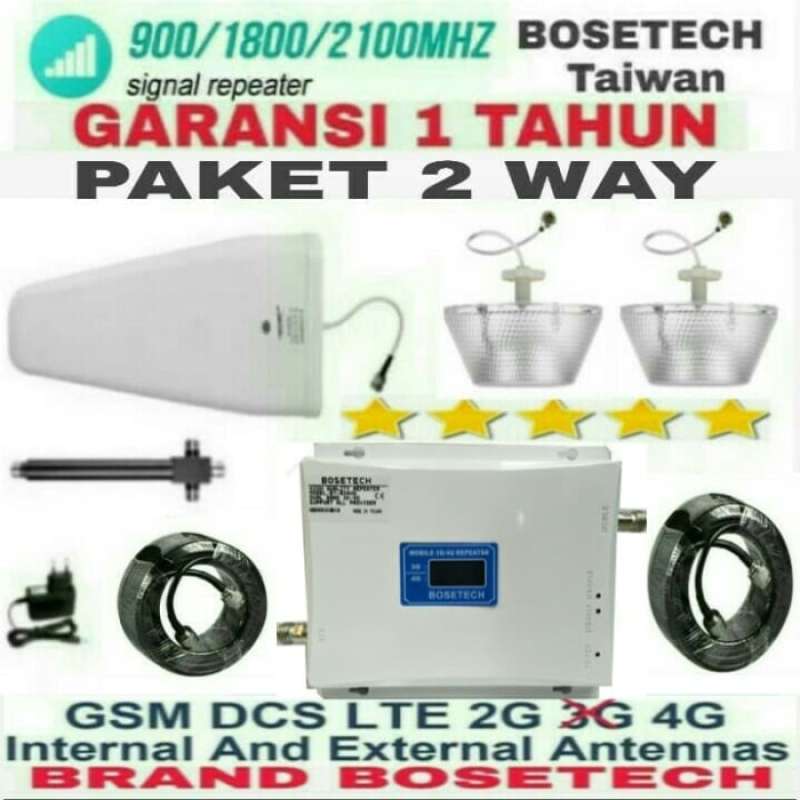 Jual Repeater Penguat Sinyal Hp Bosetech 2g 4g 2way/ Penguat Signal Hp 2 Wa Di Seller Upper Game ...