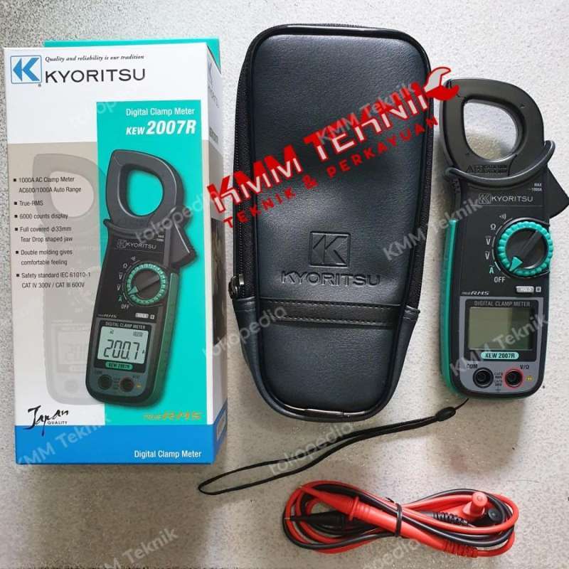 Jual TANG AMPERE DIGITAL KYORITSU KEW 2007R DIGITAL CLAMP METER 1000A ...