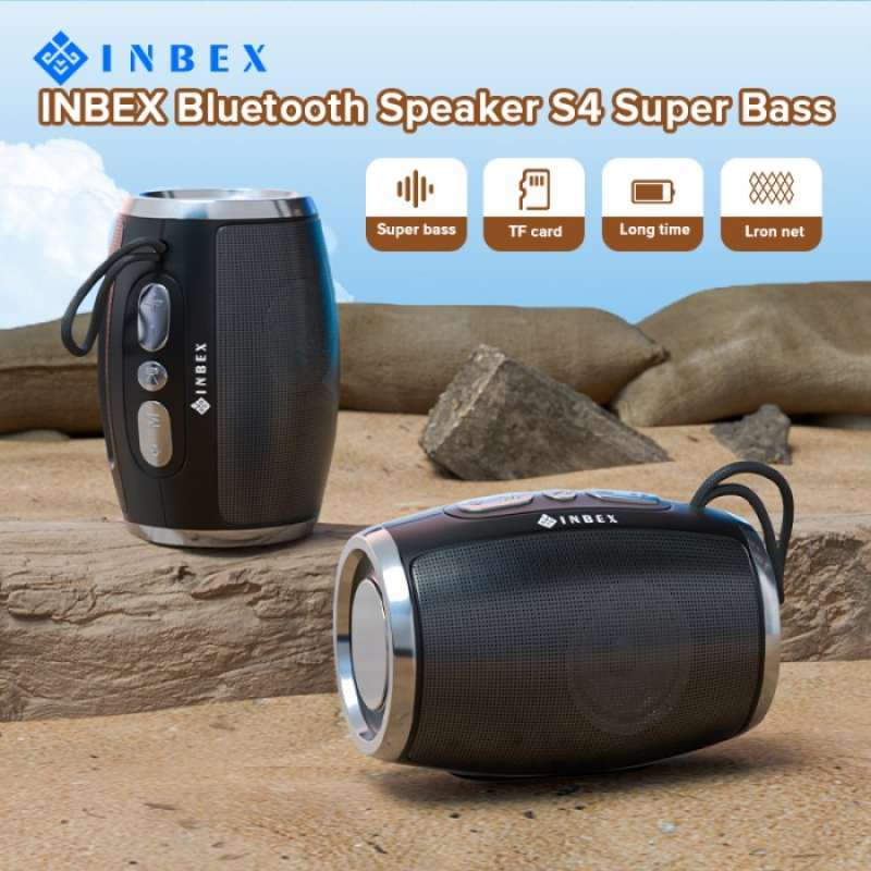 Jual Inbex S4 Bluetooth Speaker Super Bass Hi-fi Stereo Wireless ...