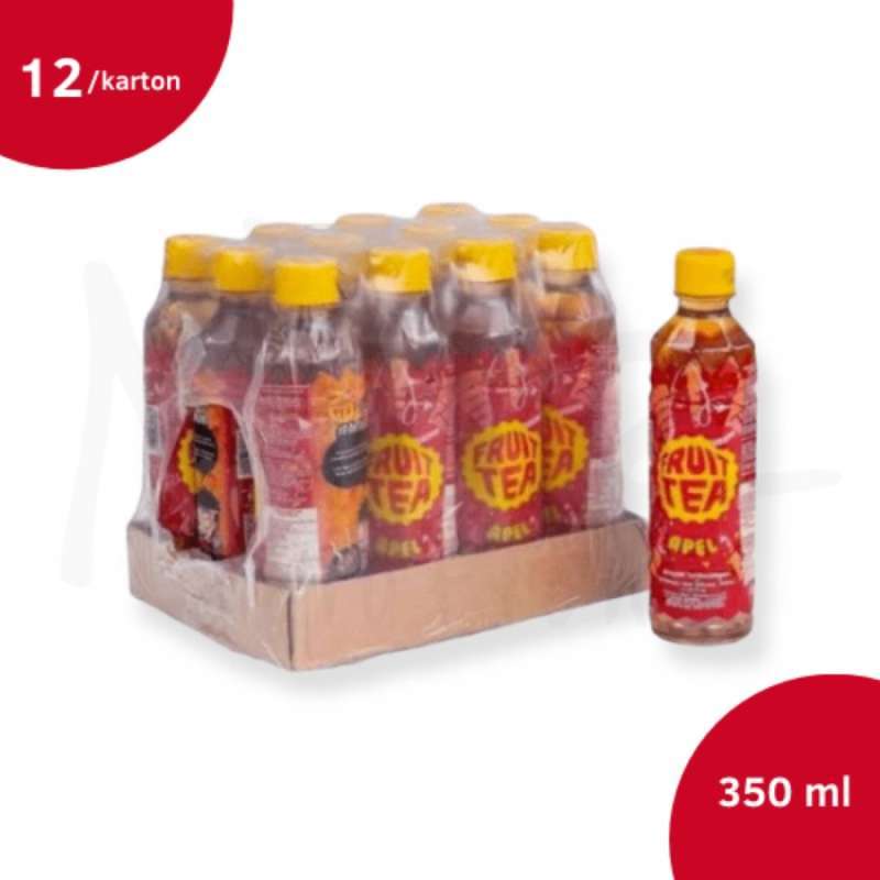 Jual Fruit Tea Sosro Botol PET 350ml x 12pcs [Karton/Tray] - Strawberry ...