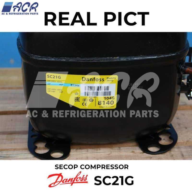 Jual Kompresor (compressor) - Danfoss Secop Sc21g (3/4pk) R134a Di ...