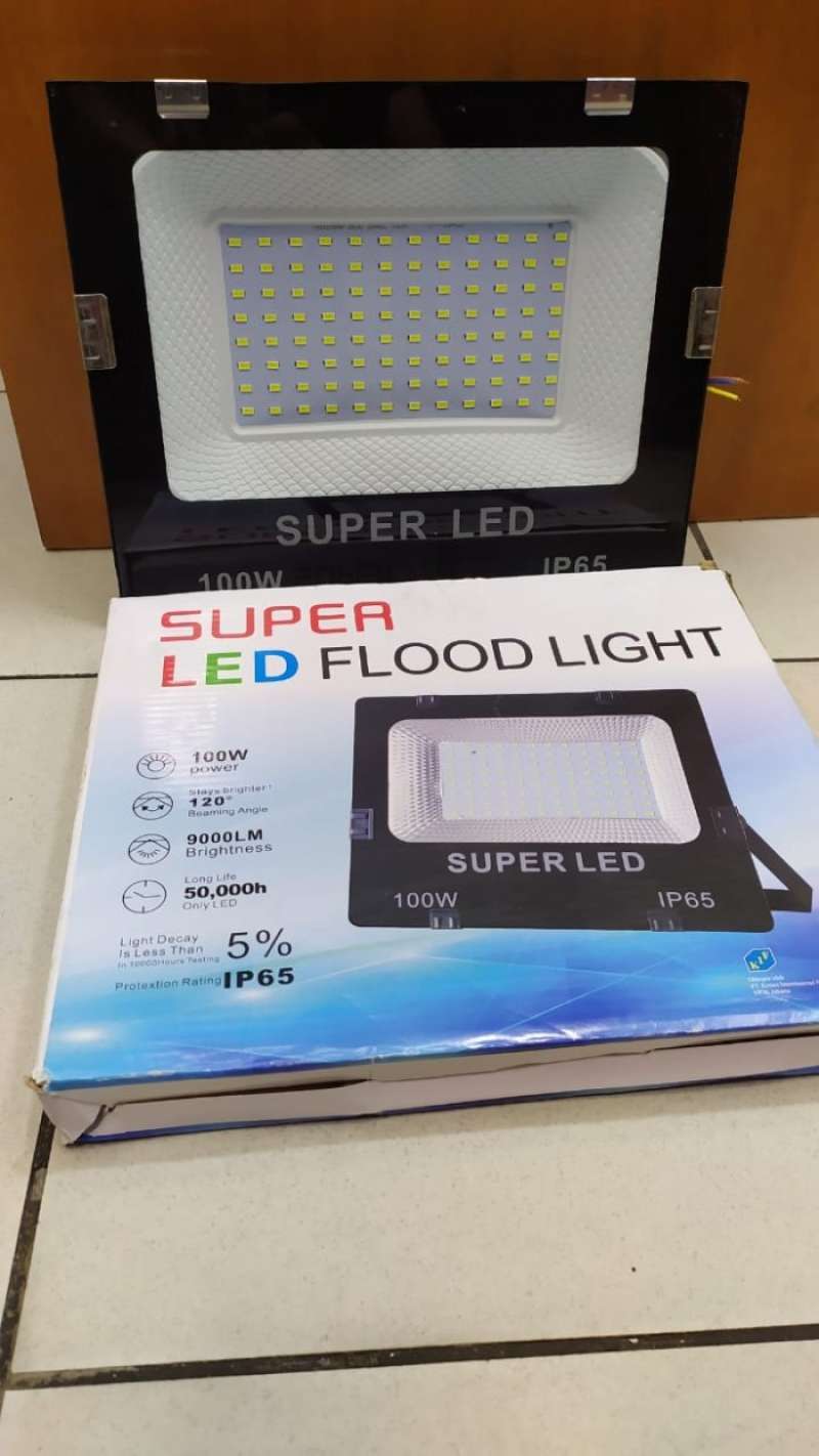 Promo lampu led sorot ip65 / flood light super led 100w 200w / lampu ...