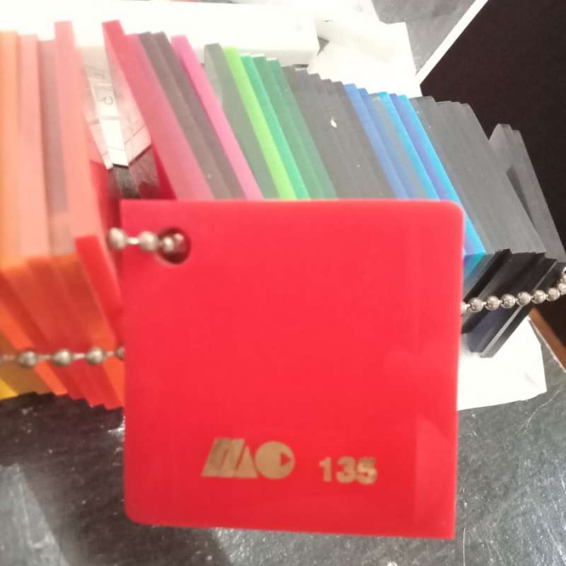 Promo Akrilik Lembaran 3Mm Merah 135 Uk 122X244 Diskon 23% di Seller ...