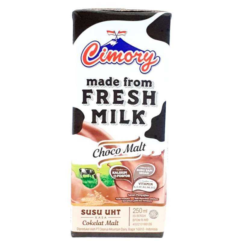 Jual Susu Uht Cimory Choco Malt 250ml Kotak Di Seller Swalayan Maju ...