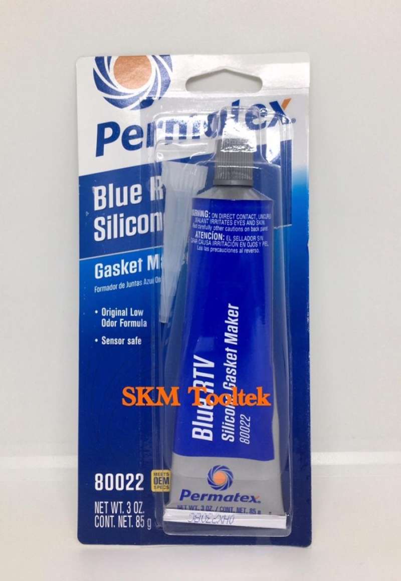 Promo Permatex Blue / Blue Rtv Silicone Gasket Maker 80022 (85G) Diskon ...