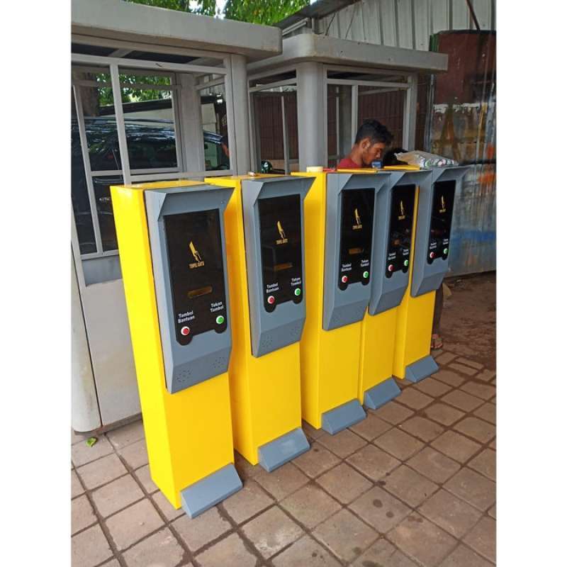 Jual Box Mesin Tiket Parkir Otomatis - Palang Tiket Parkir Otomatis Di ...