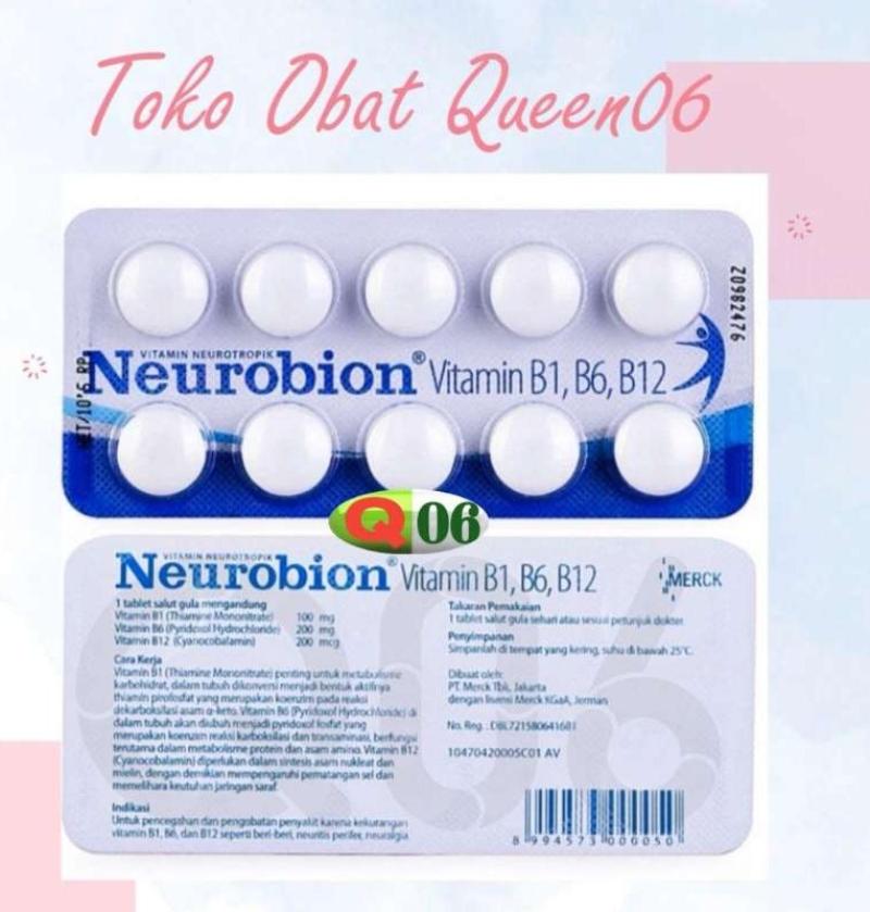 Jual Neurobion Putih Suplemen dan Vitamin Neurotropik B1 B6 B12 Merck ...