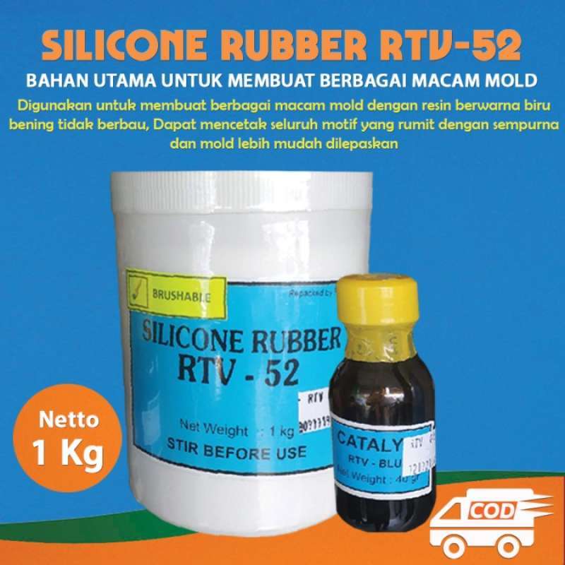 Jual Silicone Rubber Rtv-52 Untuk Membuat Berbagai Macam Model Mold ...