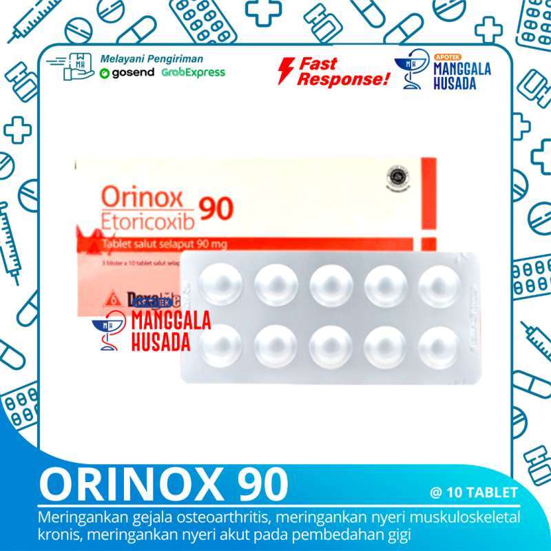Jual ORINOX 90 MG PER STRIP @ 10 TABLET di Seller APOTEK MANGGALA ...