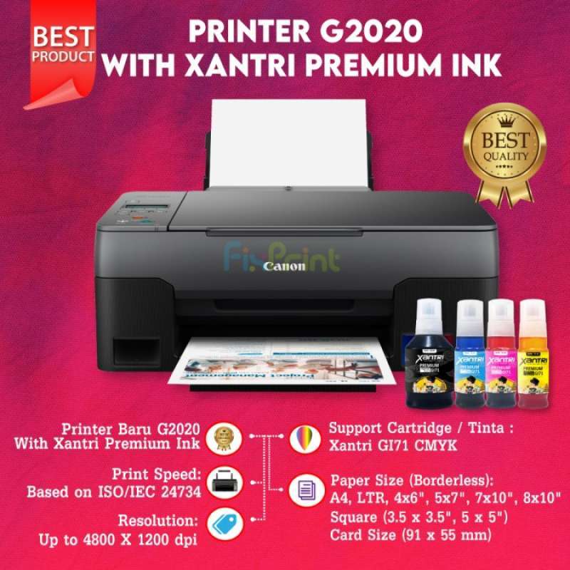 Promo Printer Canon G2020 G-2020 G 2020 Printer Multi fungsi Print Scan ...