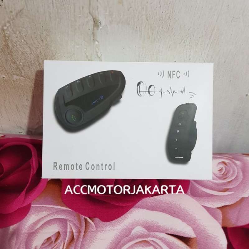 Promo Bluetooth Helm Intercom Vnetphone V8 With Remote Control Original ...