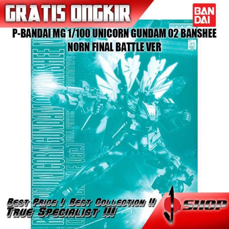 Jual P-BANDAI MG 1/100 UNICORN GUNDAM 02 BANSHEE NORN FINAL BATTLE VER ...