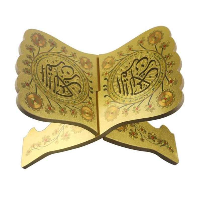 Promo Retro Islam Holy Book Stand Bible Wooden Reading Holder Desk ...
