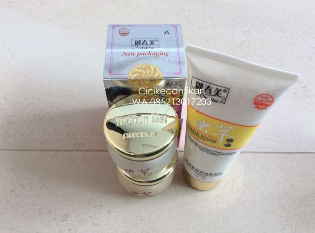 Jual Cream Yu Chun Mei/ Paket Yu Chun Mei Cordysep di Seller ...