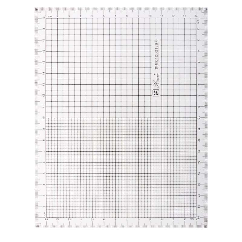 Jual Acrylic Ruler Graph Scale Grid Ruler For Drawing Coordinate ...