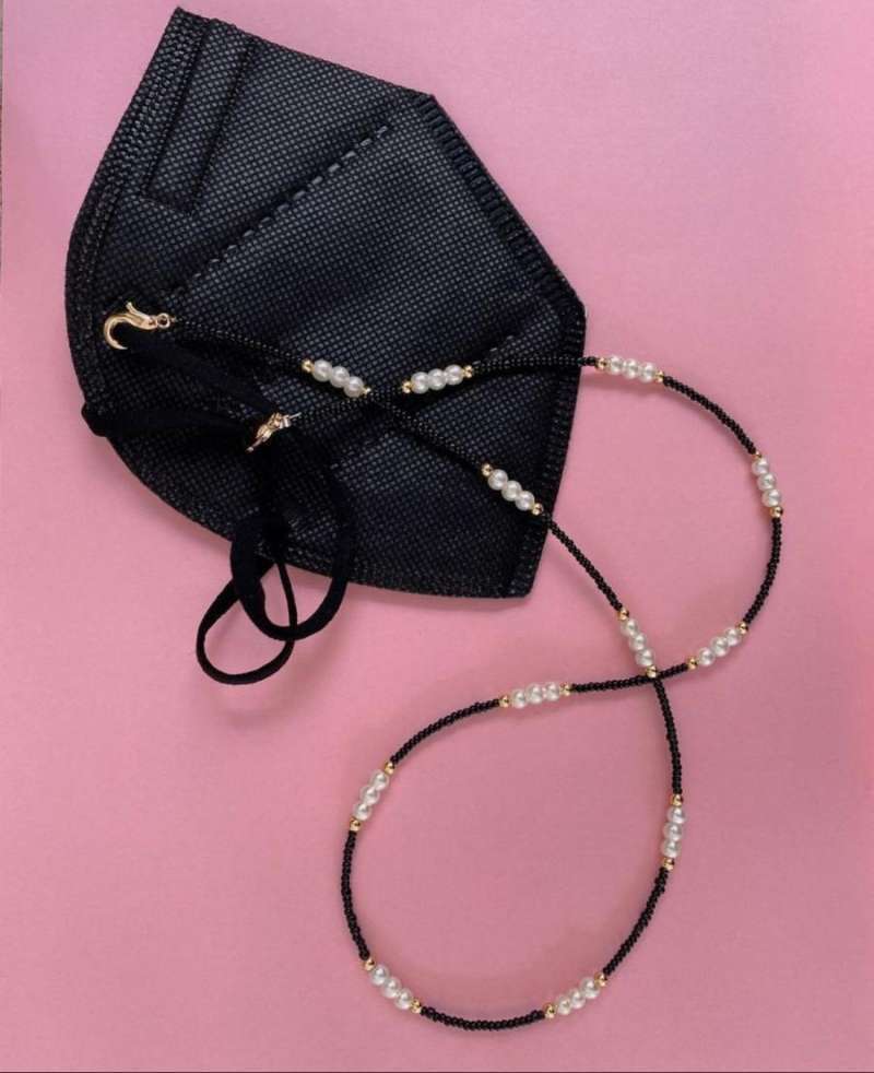 Jual Tali masker 2 in 1 tali kacamata strap mask manik manik di Seller ...