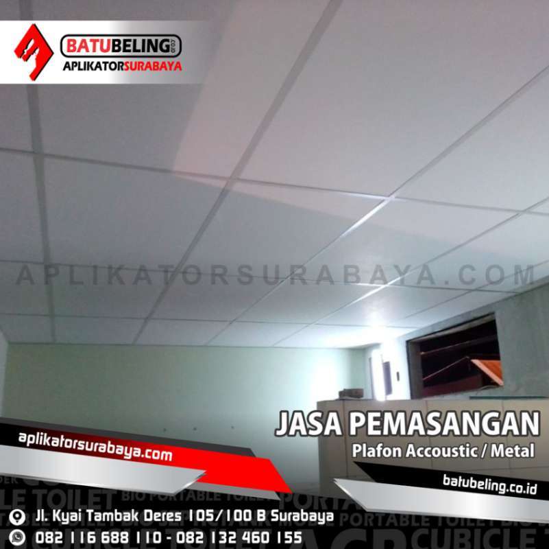 Jual Plafon - Jasa Pemasangan Plafon - Akustik Gyptile Di Seller ...