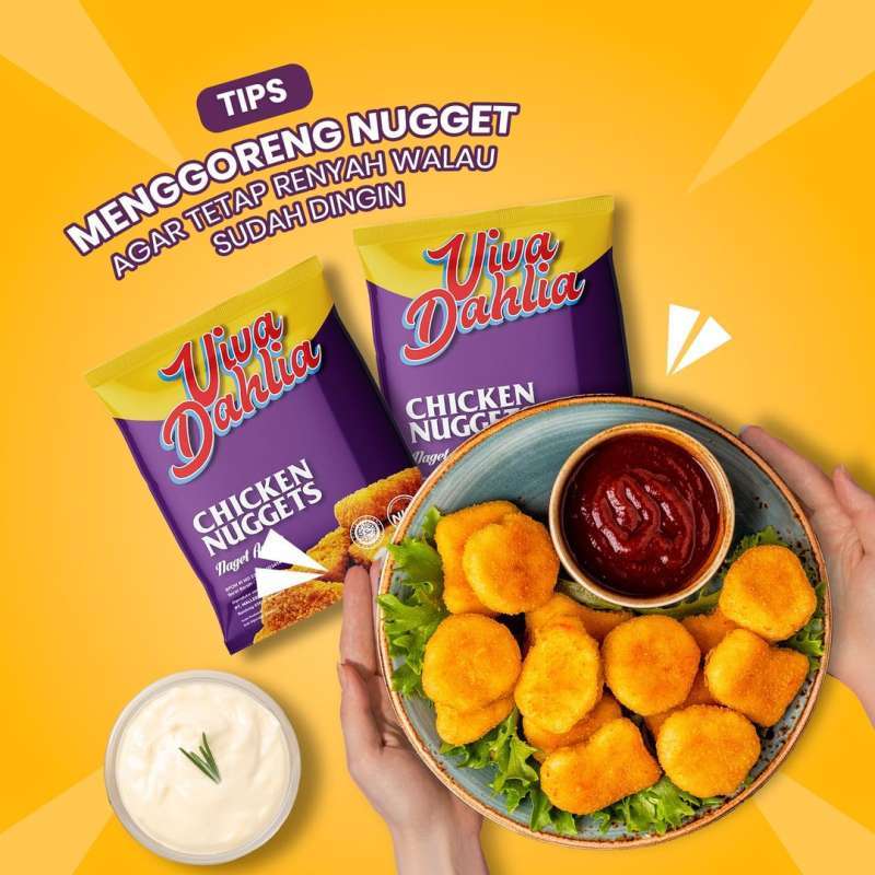 Jual Viva Dahlia Chicken Nugget 1000 gram - BLP di Seller Viva Dahlia ...