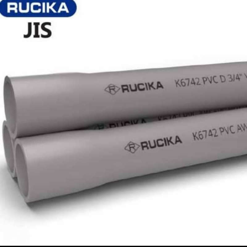 Promo Pipa Pvc Rucika Jis Aw 2 1/2 - Panjang 1 Mtr Diskon 17% di Seller ...