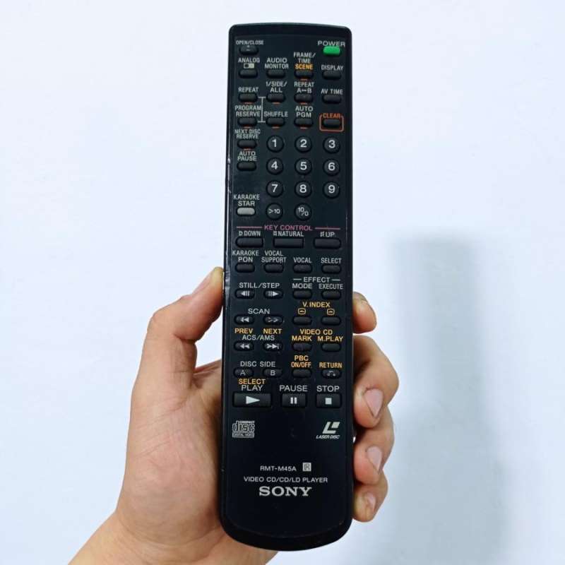 Jual Remote Vcd/ Cd/ Ld Player Original Sony Rmt-m45a Di Seller Suncity ...