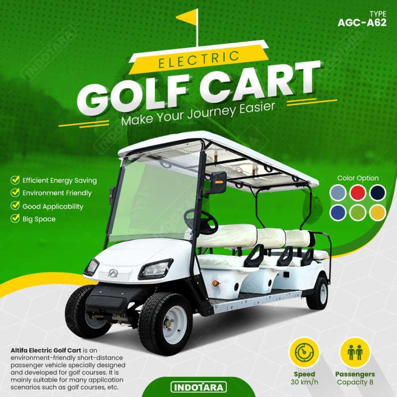 Jual Mobil Golf Listrik / Electric Golf Cart Altifa - Agc A62 Di Seller ...