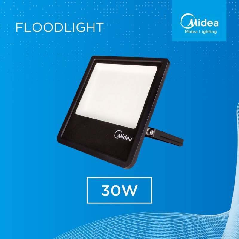 Jual Floodlight Led 30 Watt 6500K Cool Day Light Putih IP65 – Lampu Sorot - Midea di Seller ...