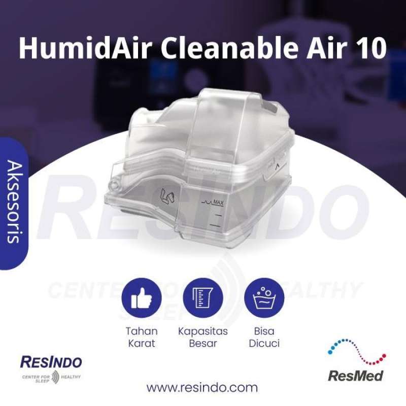 Jual Humidair Cleanable Tub Resmed Cpap Untuk Airsense 10 Dan Lumis ...