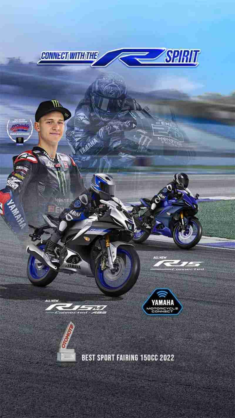 Promo Yamaha All New R15 155 VVA Connected Sepeda Motor [VIN/NIK 2023 ...