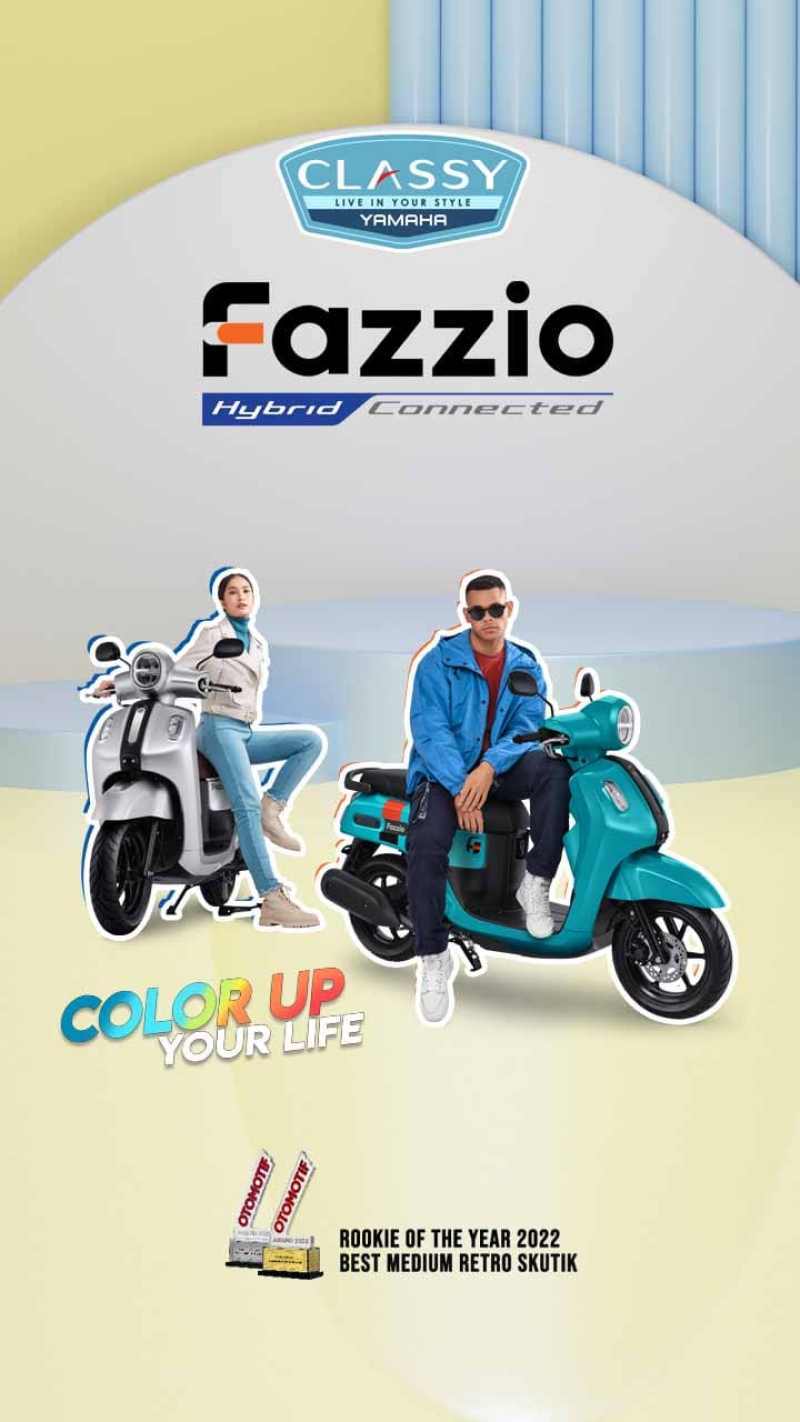 Jual Yamaha Fazzio Hybrid Connected - LUX Version [VIN/NIK 2023 - OTR ...
