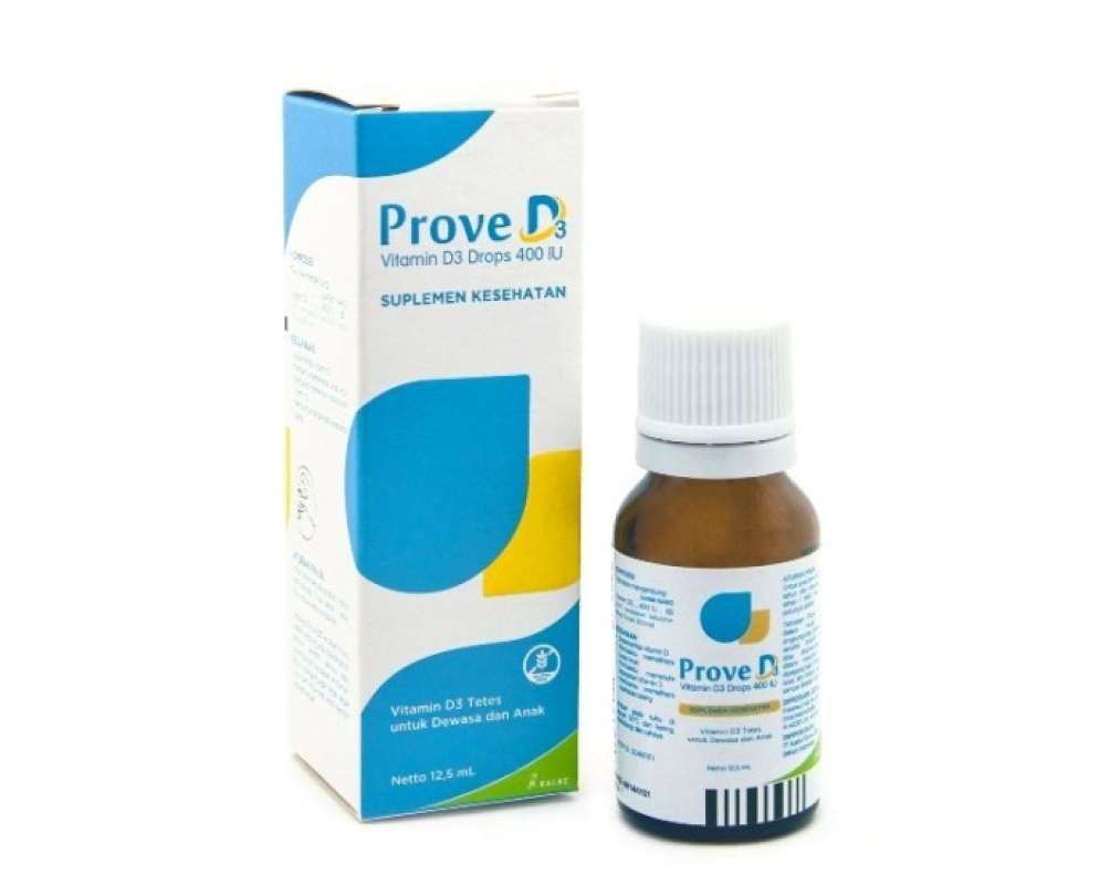 Jual PROVE D3 DROP - VITAMIN D3 400 IU TETES 12.5 ML UNTUK DEWASA DAN ...