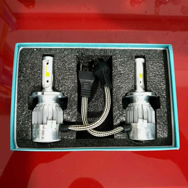 Promo Turbo Led Lampu Utama Headlamp H4 Putih Avanza Xenia Agya Ayla ...