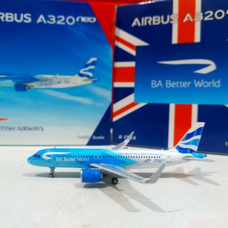 Promo British Airways A320neo G-TTNA BA Better World Livery Phoenix 1: ...