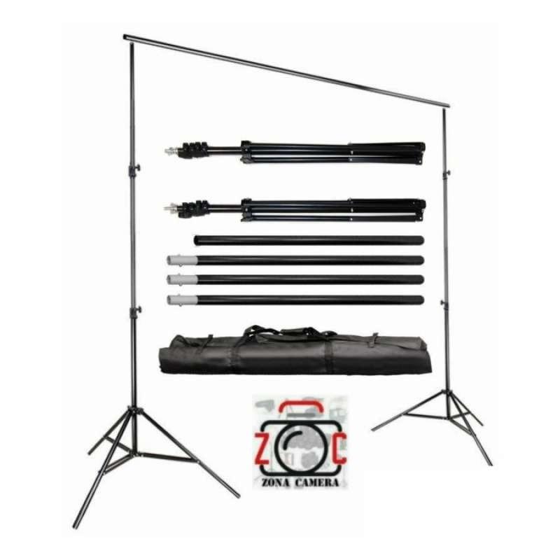 Jual STAND BACKGROUND FOTO STUDIO TAFF KECIL BACKDROP TRIPOD LAYAR KAKI ...