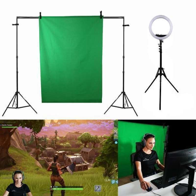Jual PAKET VIDEO EDITING LIGHTING FOR EDIT VIDEO VLOG GAME GREEN SCREEN ...